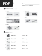 Playgroup Monthly & Final Exam Papers | PDF