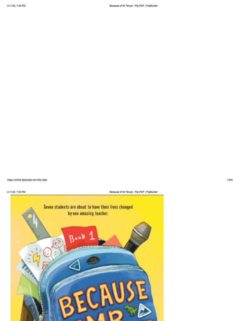 Because of Mr Terupt - PDF Edition | PDF