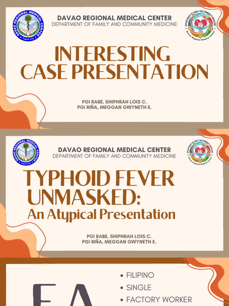 Atypical Typhoid Fever Case Study | PDF | Migraine | Drug Rehabilitation