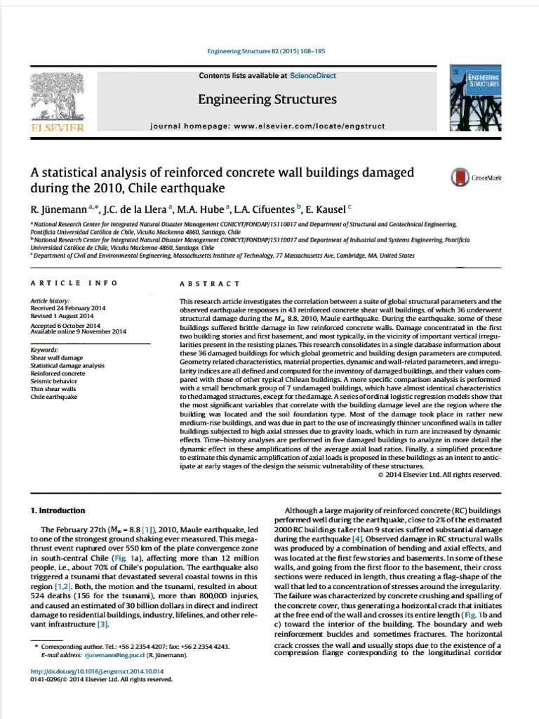 2 Jünemann | PDF | Earthquakes | Structural Engineering