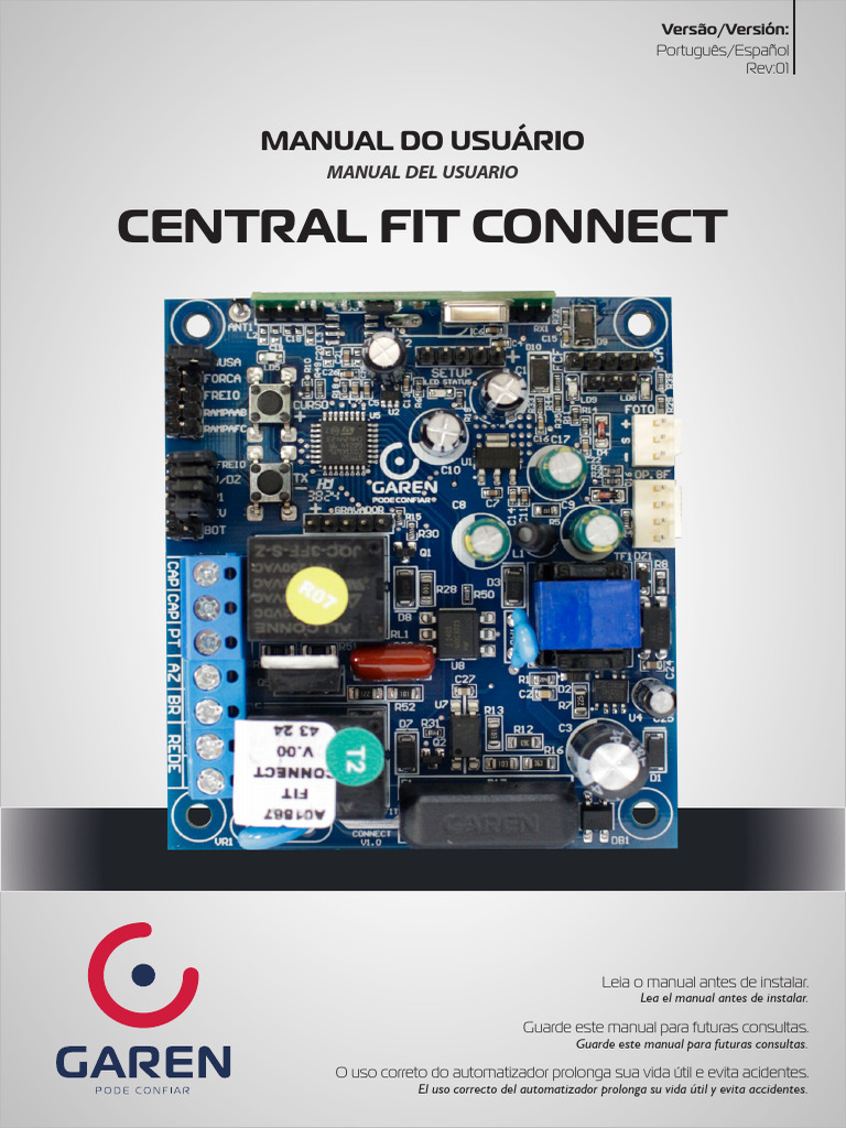Manual do Usuário: Central Fit Connect | PDF | Wi-Fi | Bluetooth