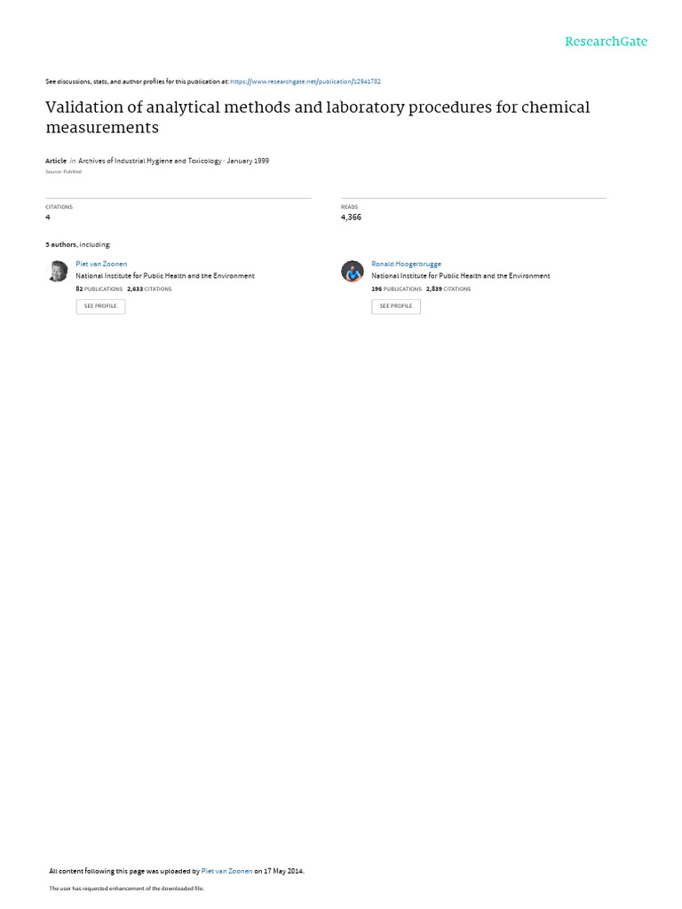 Laboratory Validation Methods Overview | PDF | Detection Limit | Analysis