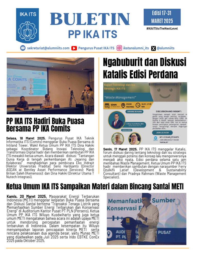BuletinPP IKA ITS Maret 2025 | PDF