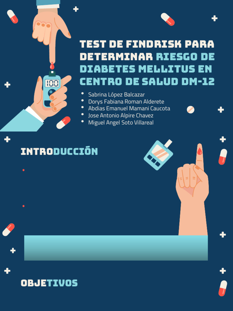 Riesgo de Diabetes en Centro DM-12 | PDF | Diabetes | Obesidad