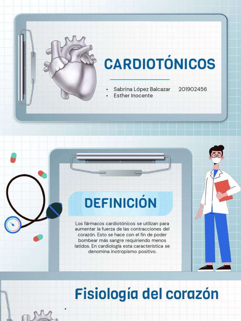cardiotonicos final sabri | PDF | Sistema cardiovascular ...