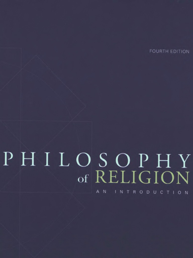 Philosophy of Religion - Fourth Edition | PDF