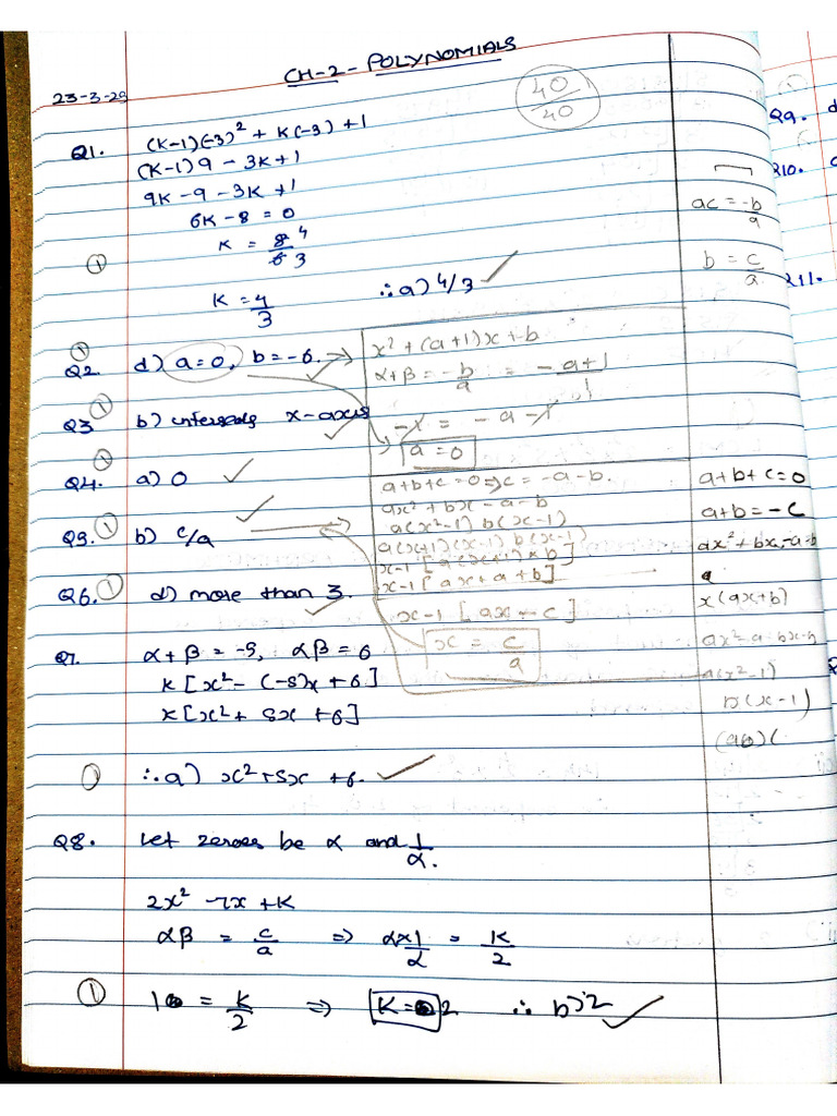 CH 2 Test- Question Answers | PDF