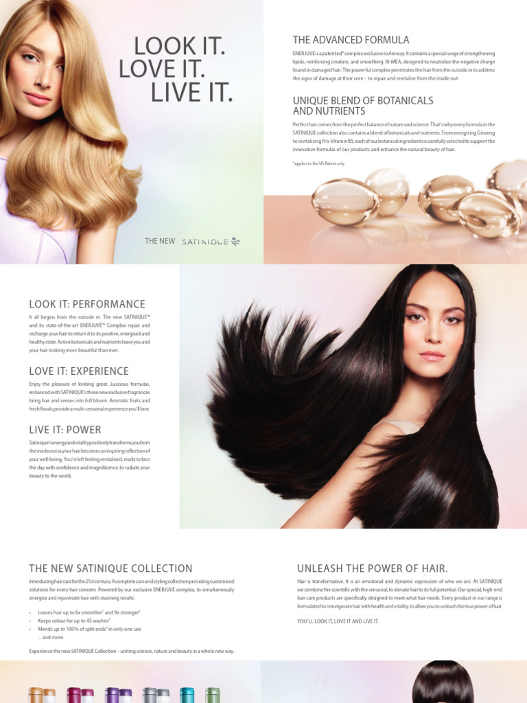 Satinique Brochure 2014 - 2 | PDF | Shampoo | Human Hair