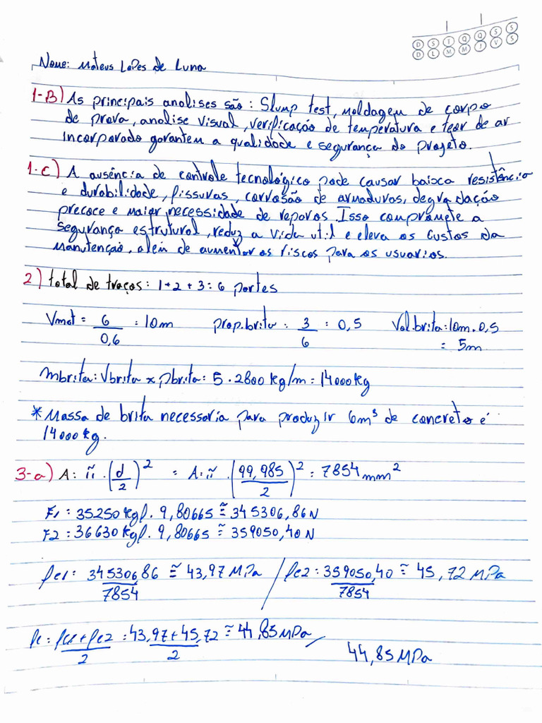 Materiais Mateus Lopes de Luna | PDF