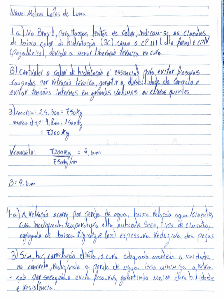 Prova Substituta A Mateus Lopes de Luna | PDF