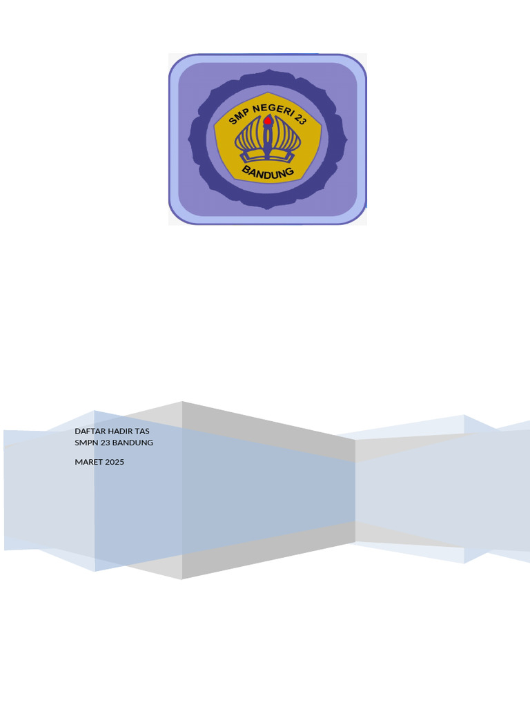 Cover Presensi Guru Dan Tas | PDF