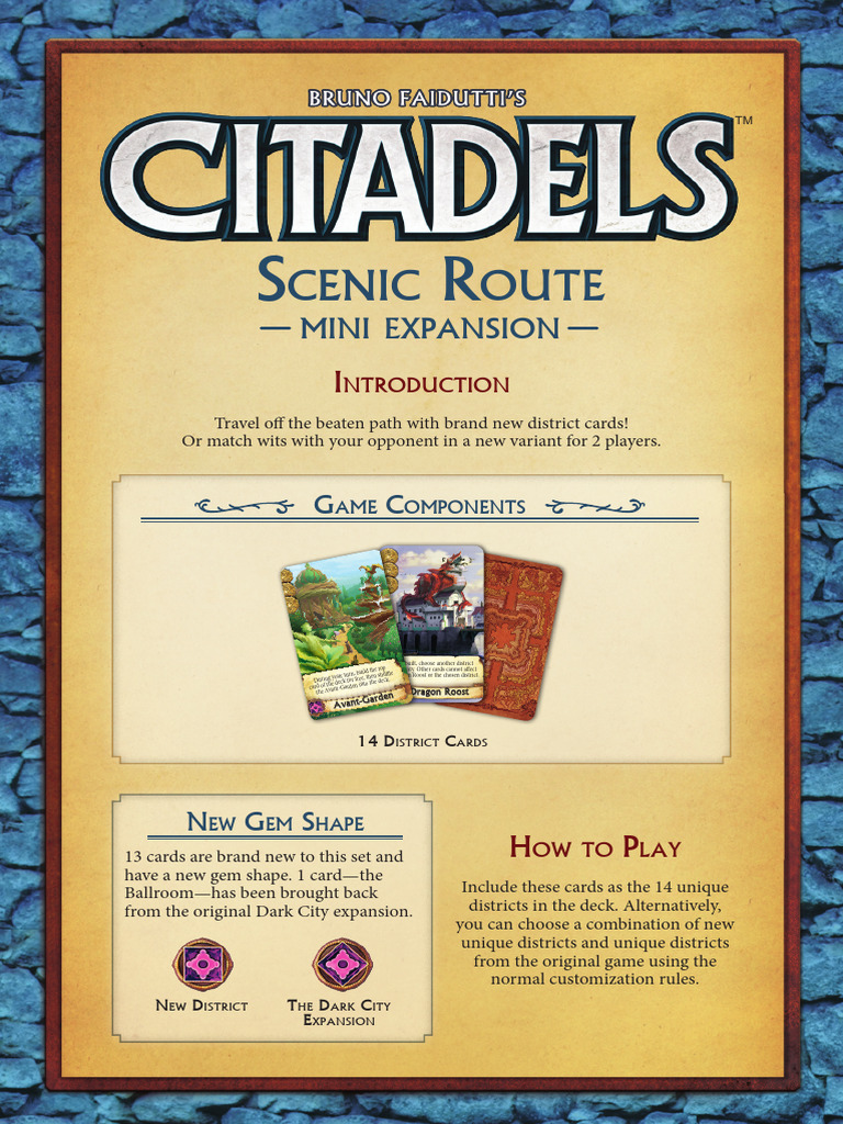 Citadelshobbynext Rulebook | PDF | Card Games | Ephemera