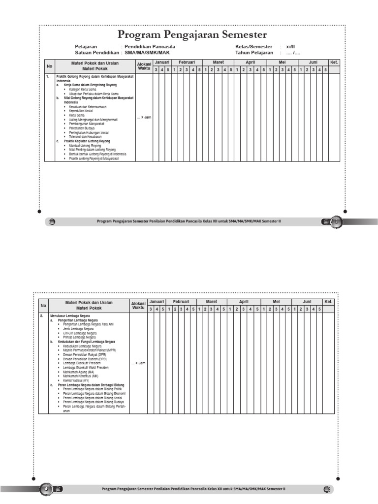 PG Pend. Pancasila 12 Smt. 2_2024-2025 (Kumer) | PDF