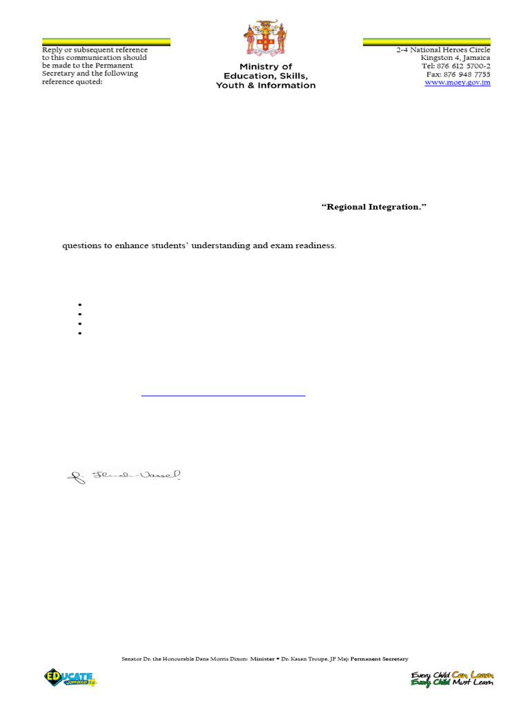 CSEC Exam Preparation Session - Regional Integration 20250403 Session 2 ...