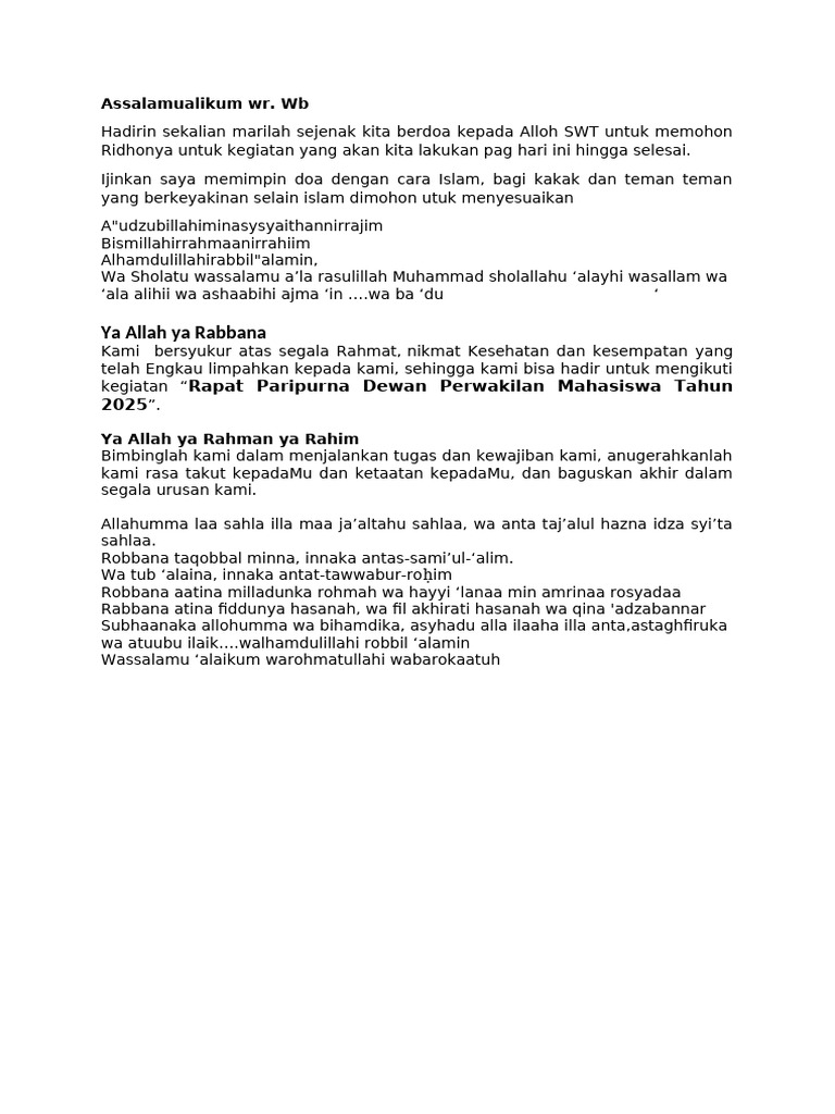 Teks Doa | PDF