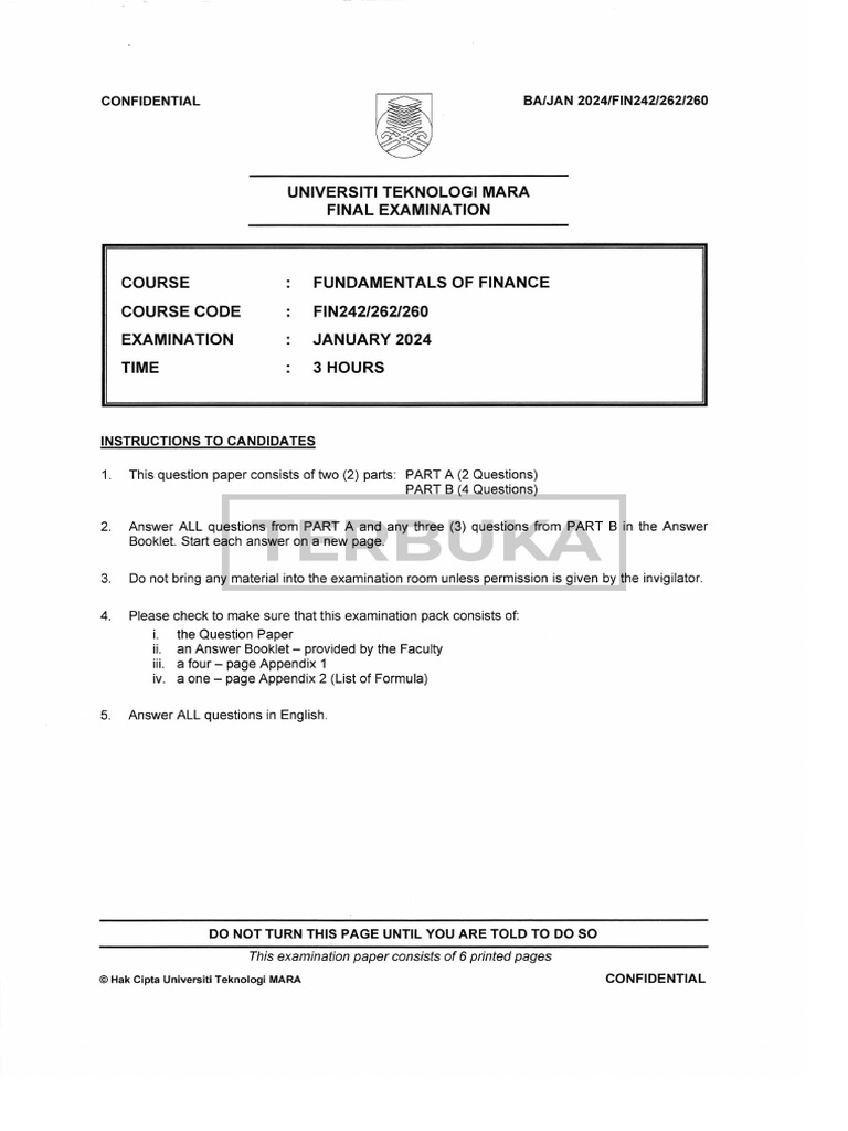 FIN242 | PDF