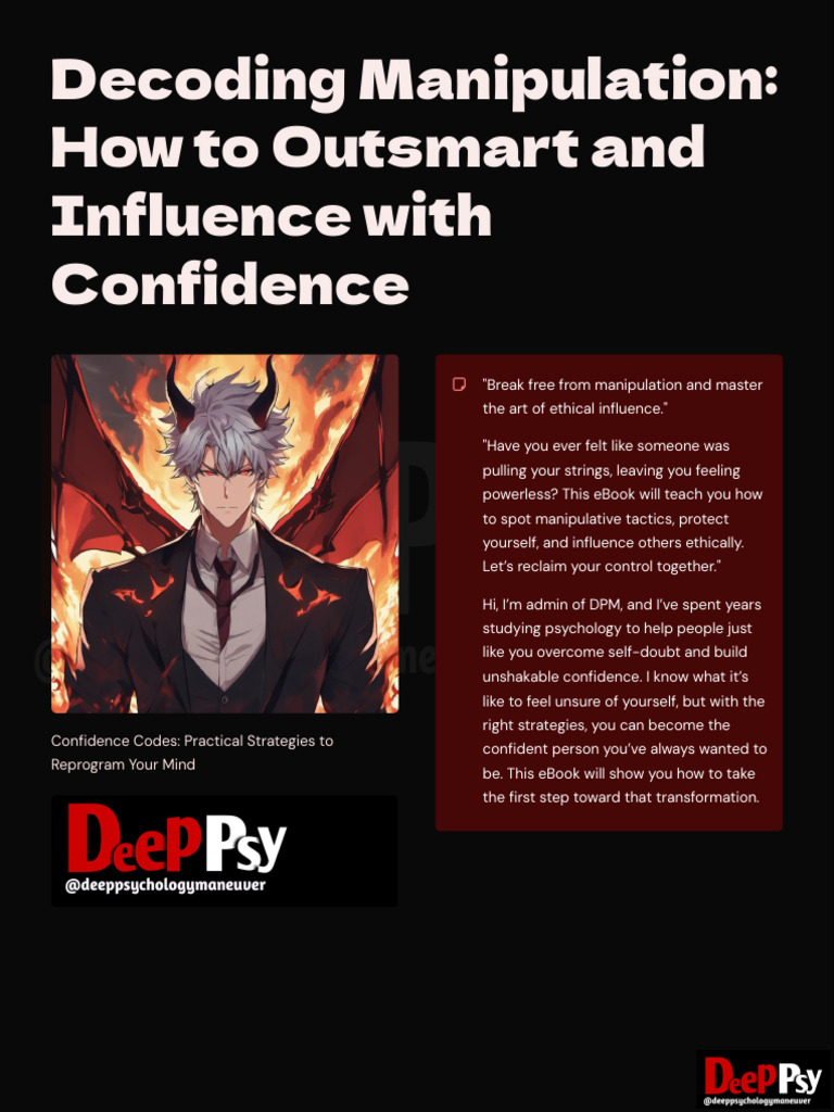 Outsmart Manipulation with Confidence | PDF | Psychological Concepts ...