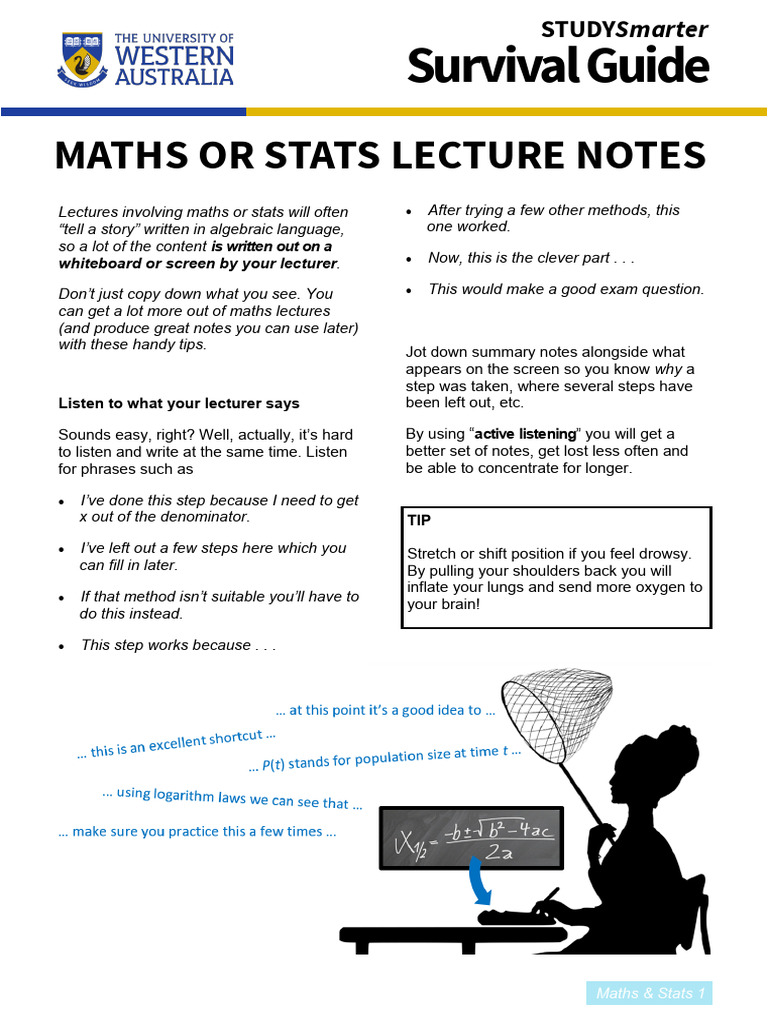maths-and-stats-lecture-notes | PDF