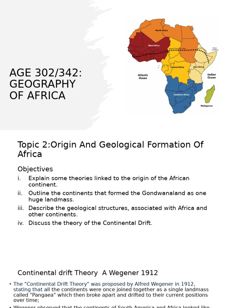 Evidence for Continental Drift Theory | PDF | Plate Tectonics | Geophysics