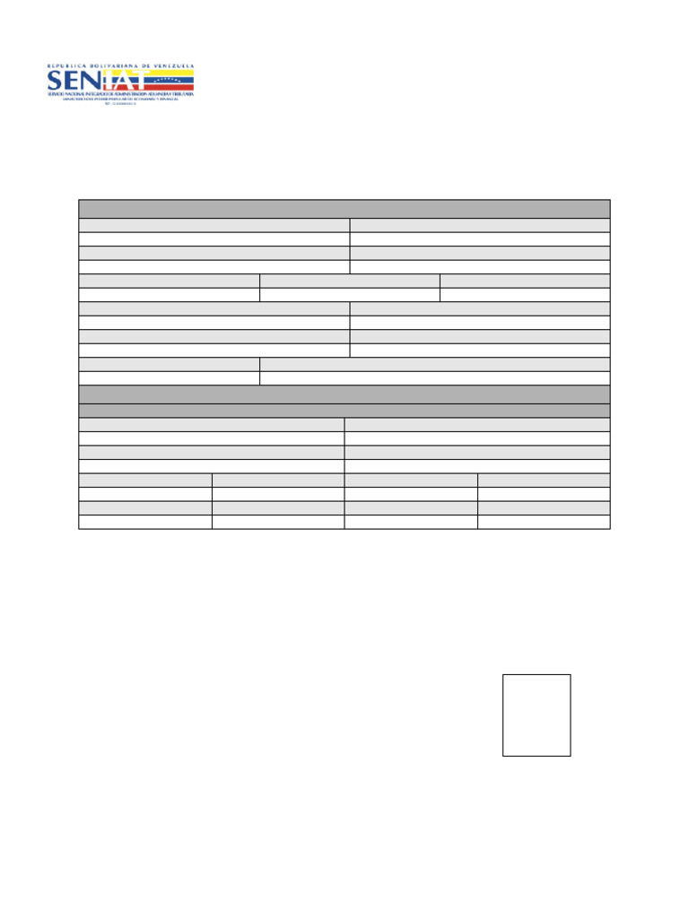 Planilla de Inscripcion RIF | PDF