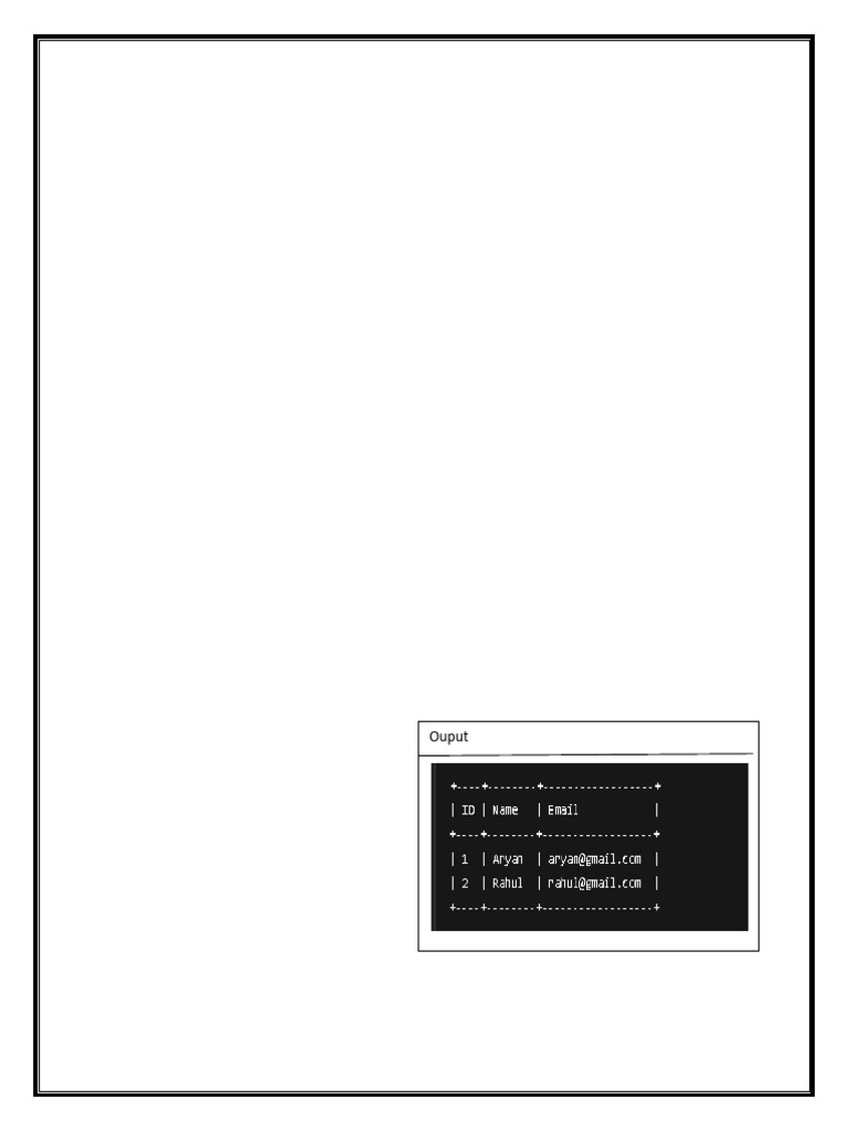 Php practical no.15 outputs | PDF