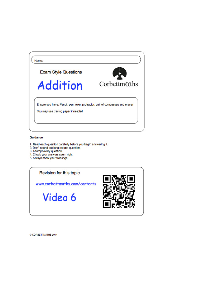 Addition | PDF