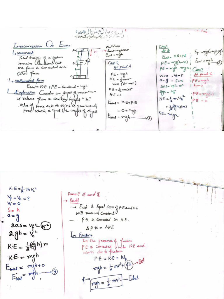 Interconversion of Energy | PDF