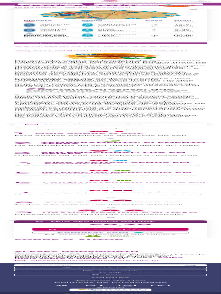Mapa Astral Personare | PDF