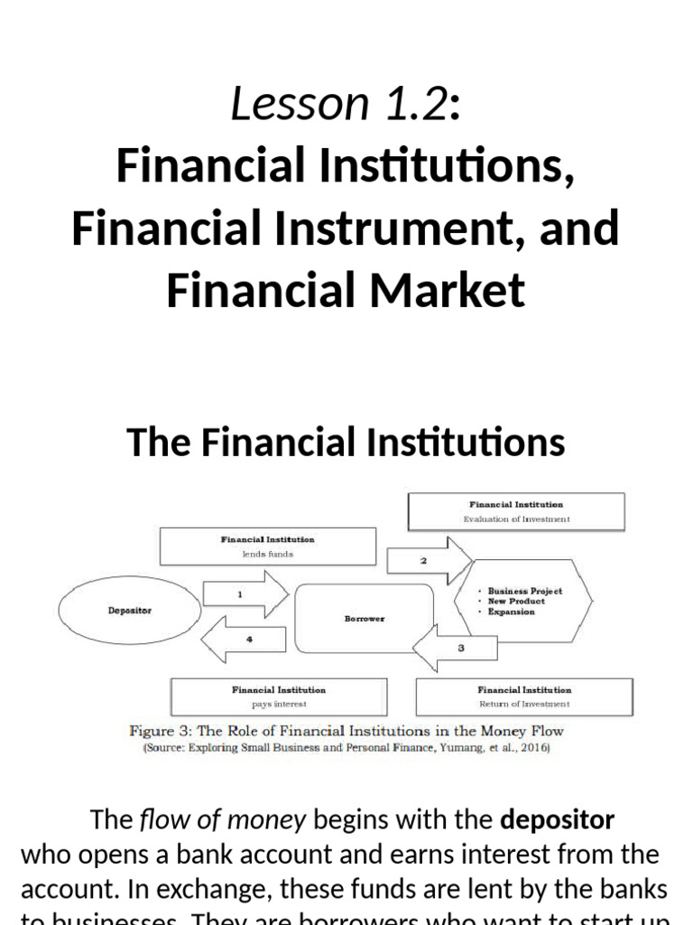 Understanding Financial Institutions and Markets | PDF | Financial ...