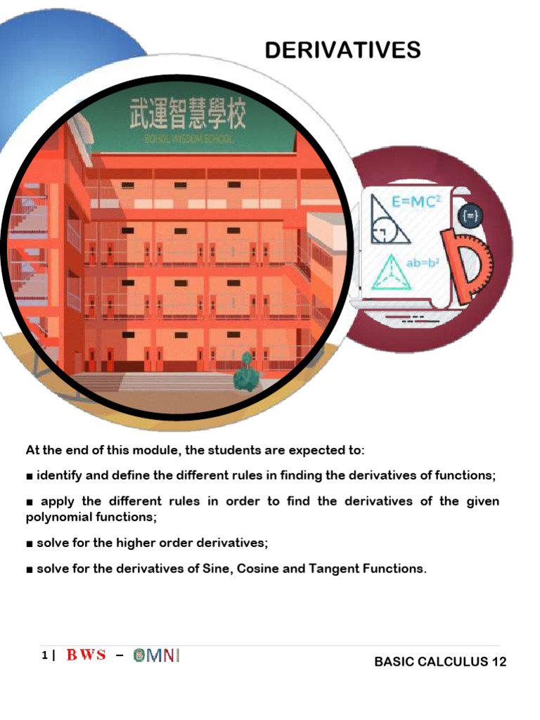 Calculus Derivatives: Rules & Examples | PDF | Trigonometric Functions ...