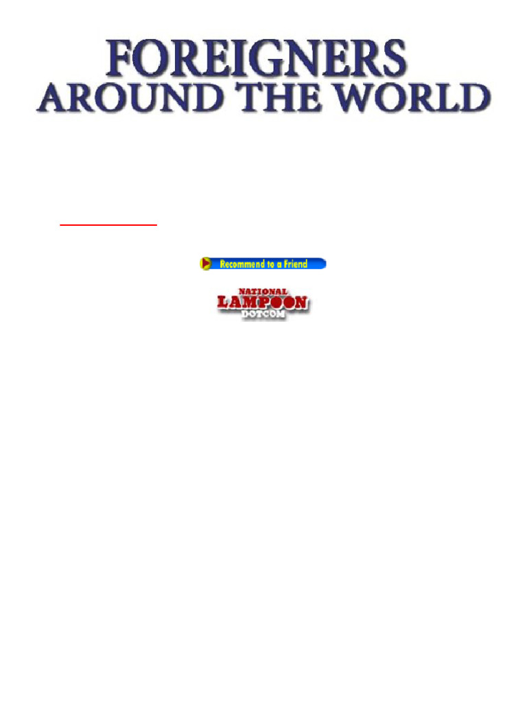 Satirical Traits of Global Cultures | PDF