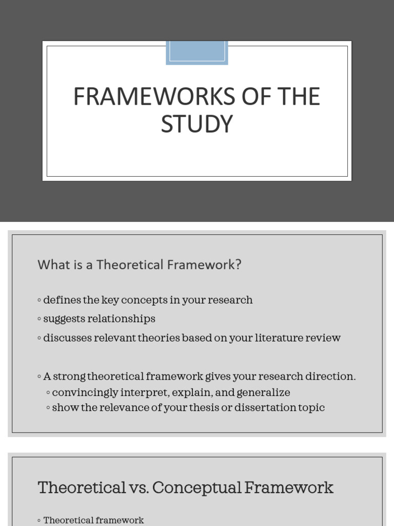 14 Components of The Research Process Theoretical Framework | PDF ...