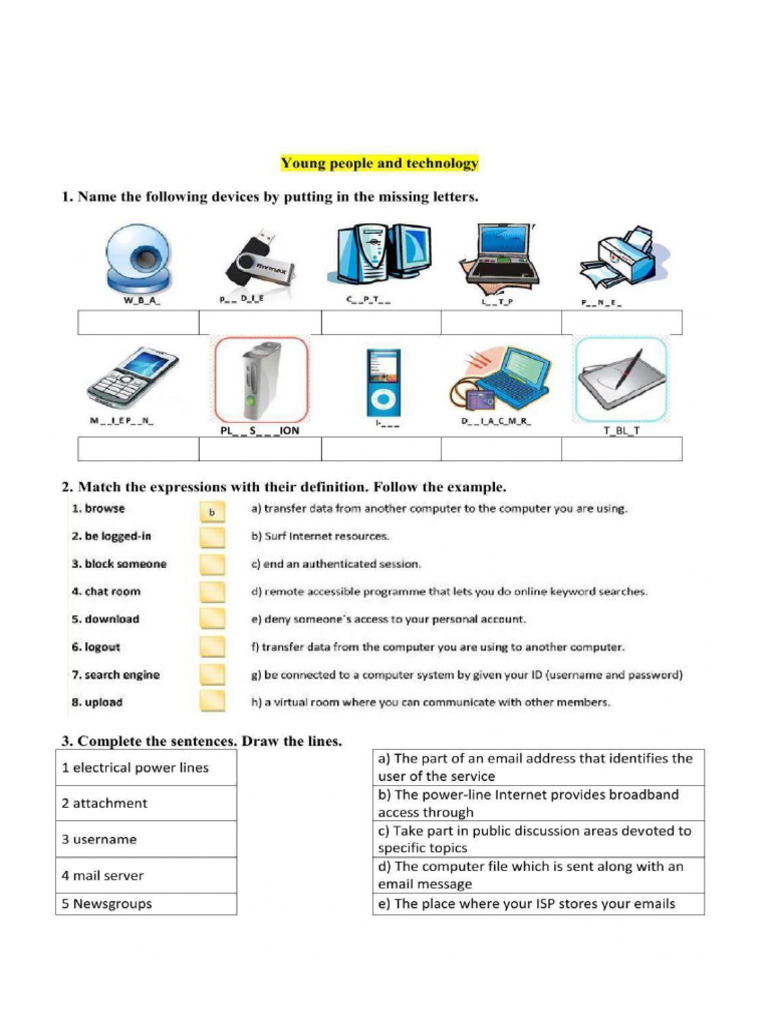Activities of English Technology | PDF
