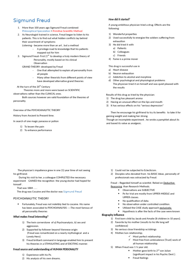 Biography. TOPSigmund Freud (1) | PDF | Sigmund Freud | Hysteria