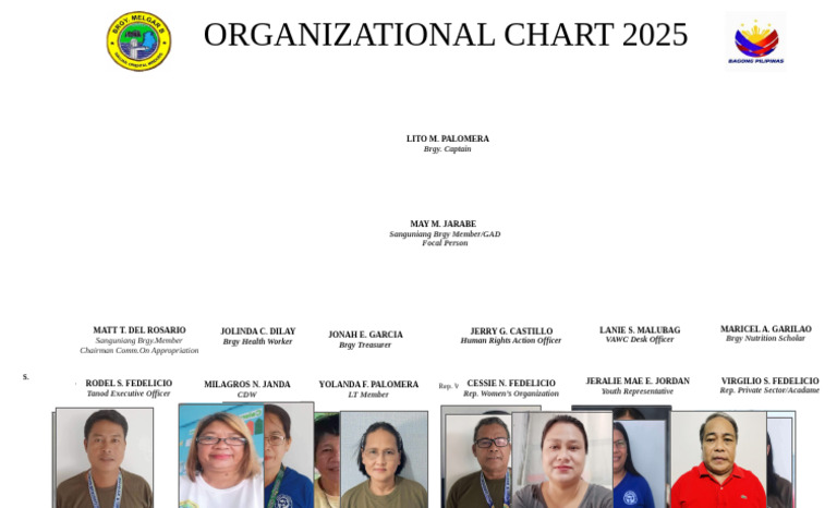 2025 Organizational Chart Overview | PDF