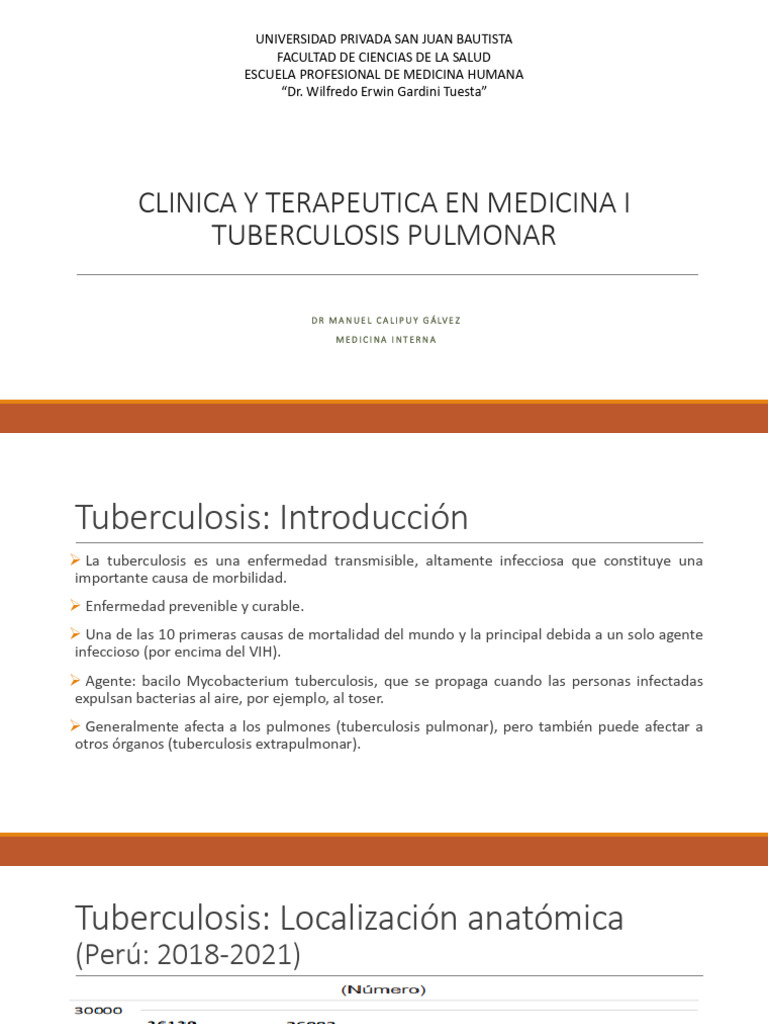 12 Tuberculosis Pulmonar | PDF | Tuberculosis | Microbiología