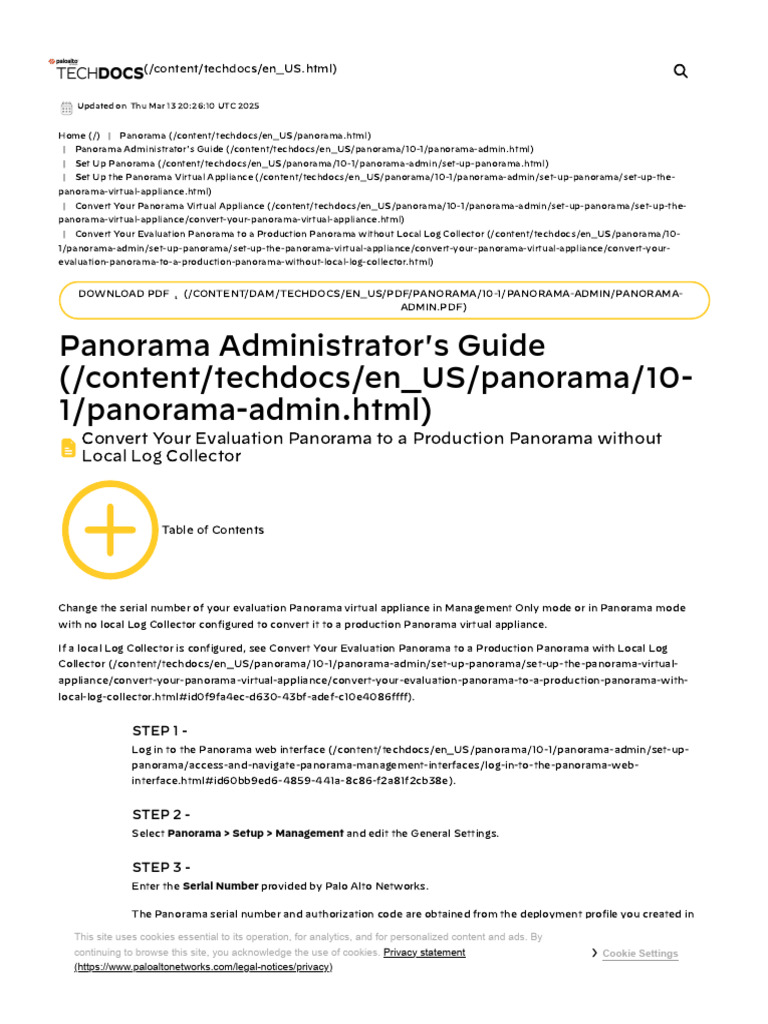 Convert Evaluation Panorama to Production | PDF | Http Cookie ...