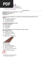 Taxi Driver Knowledge Test Example | PDF | Discrimination | Gender