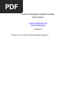 Paul Nation's Four Strands Framework | PDF