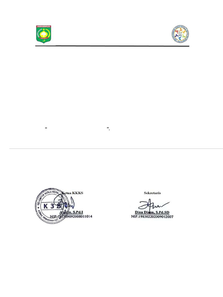 Undangan KKKS Korwil revisi | PDF