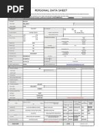 CS Form No. 212 Revised Personal Data Sheet 2023-2024 | PDF | Teachers