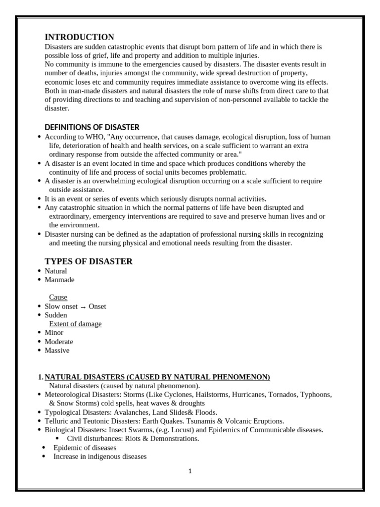 Disaster Management | PDF | Emergency Management | Natural Disasters
