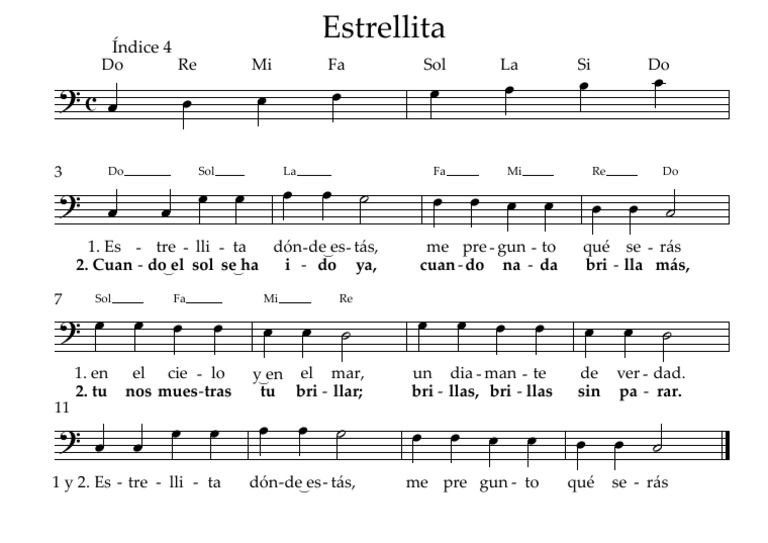 Estrellita - Partitura Completa | PDF