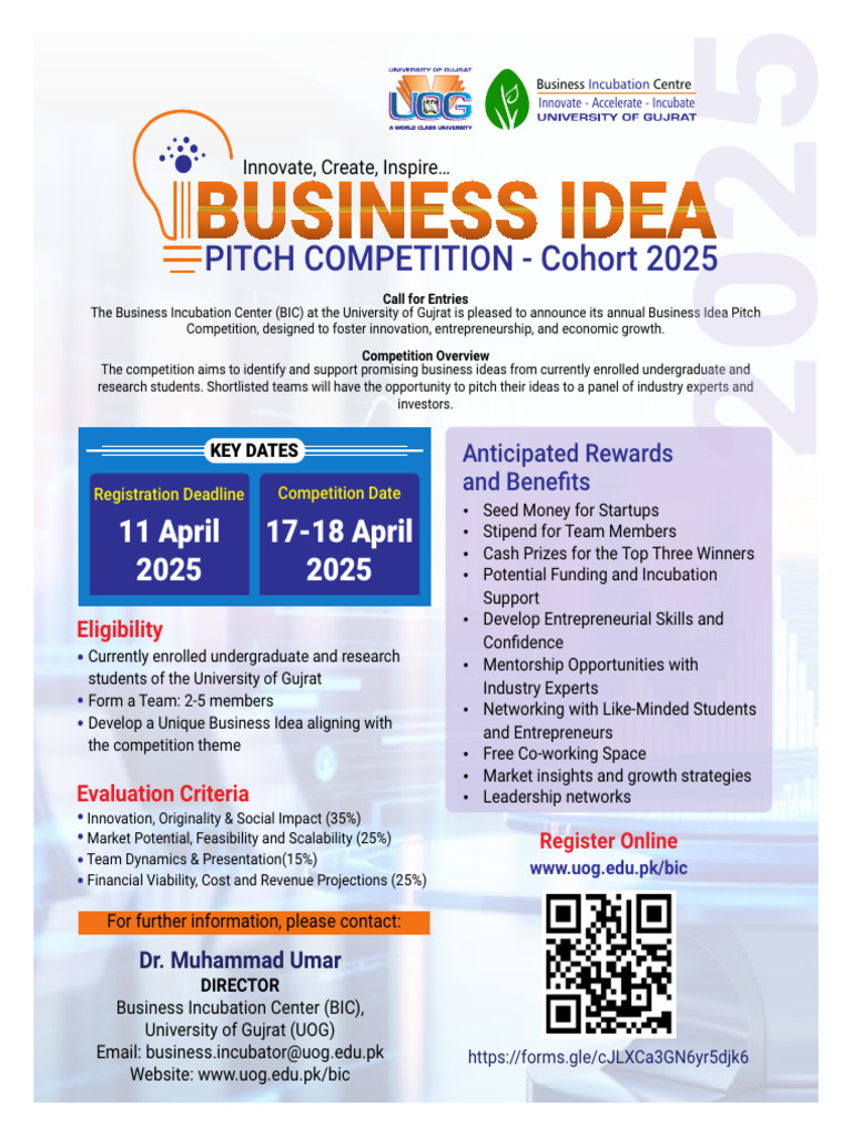 Cohort 2025-Idea Pitch Brochure | PDF | Entrepreneurship | Business ...