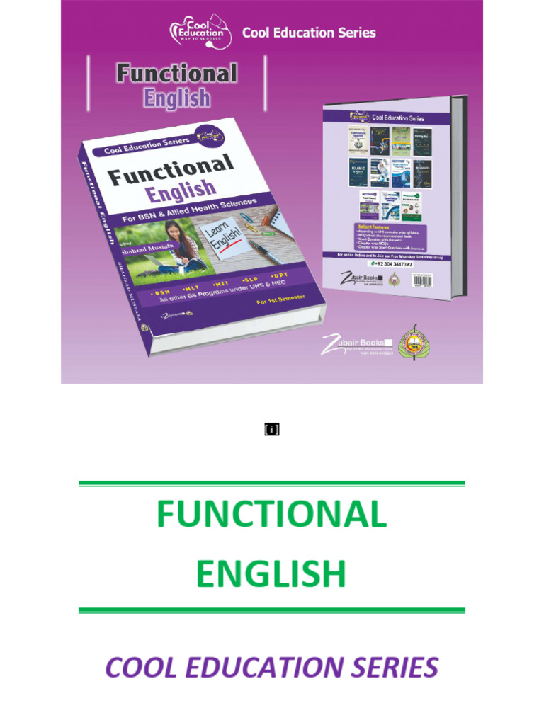 Functional English Sample by Cool Education | PDF | English Language | Verb