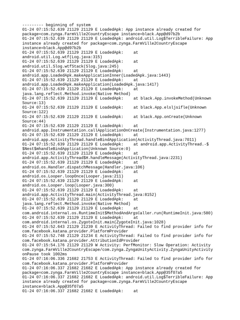 Log Mod - Com - zynga.farmVille2CountryEscape | PDF | Java (Programming Language) | Computing