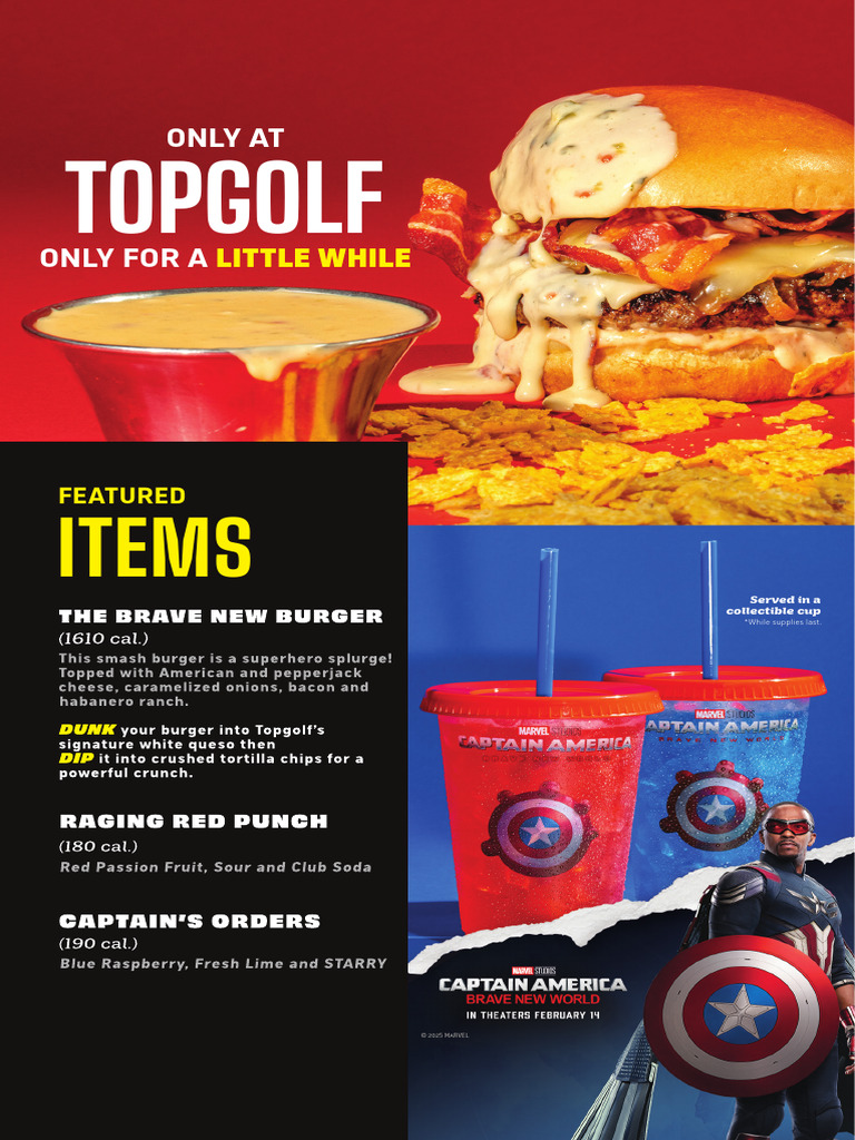 Topgolf Drink and Food Menu Highlights | PDF | Anheuser Busch Brands ...