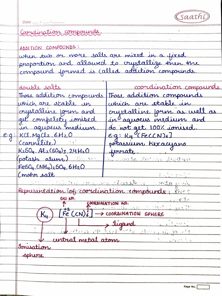 coordination compounds | PDF