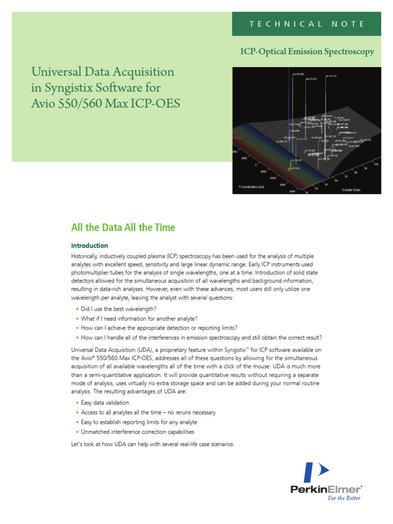 TCH Universal Data Acquisition in Syngistix Software 108159 | PDF ...