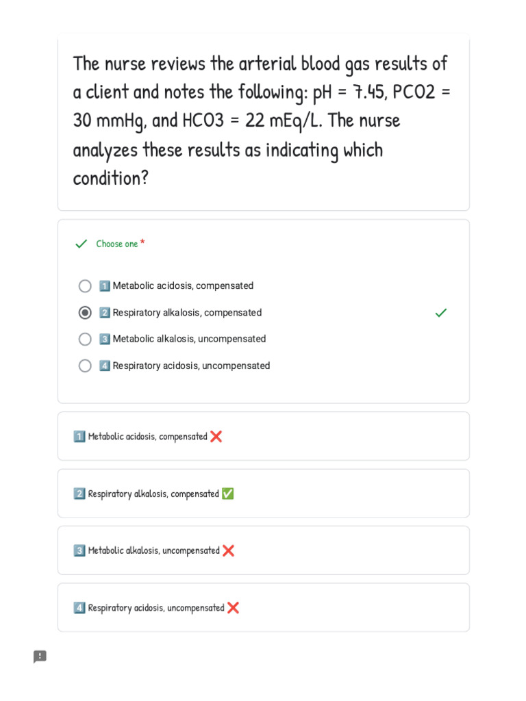 ABG Interpretation: Compensated Conditions | PDF
